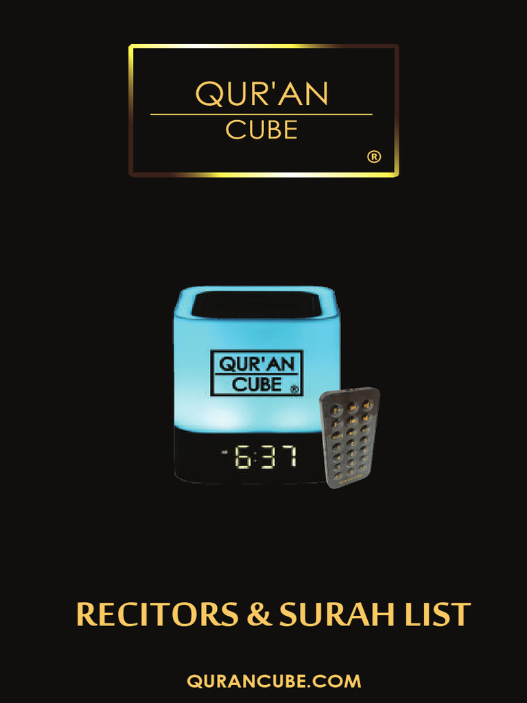 Quran Reciters and Surah Overview | PDF | Religious Books | Islamic ...