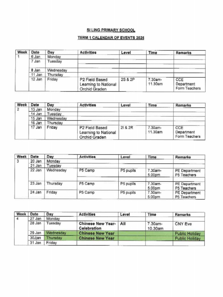 2025 Term 1 COE | PDF