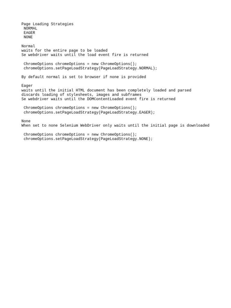 Page Loading Strategies | PDF