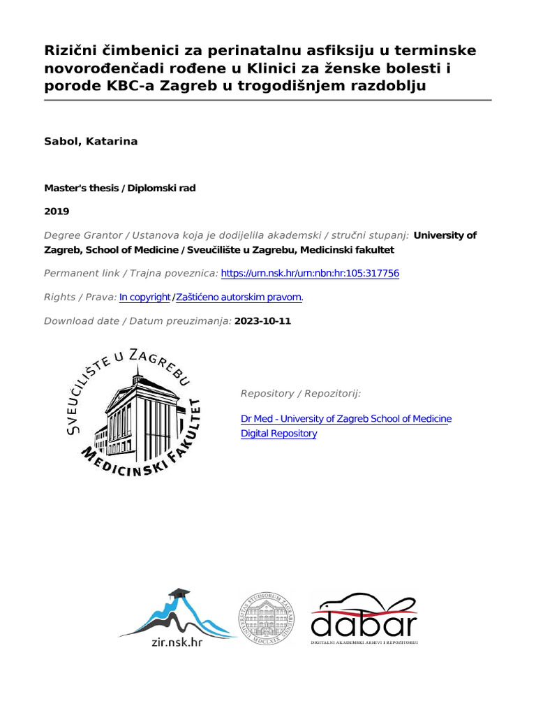 Sabol Katarina Diplomski Rad 2019 | PDF