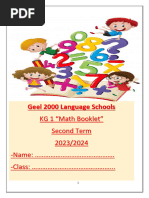 Math KG1 | PDF | Games & Activities | Teaching Methods & Materials