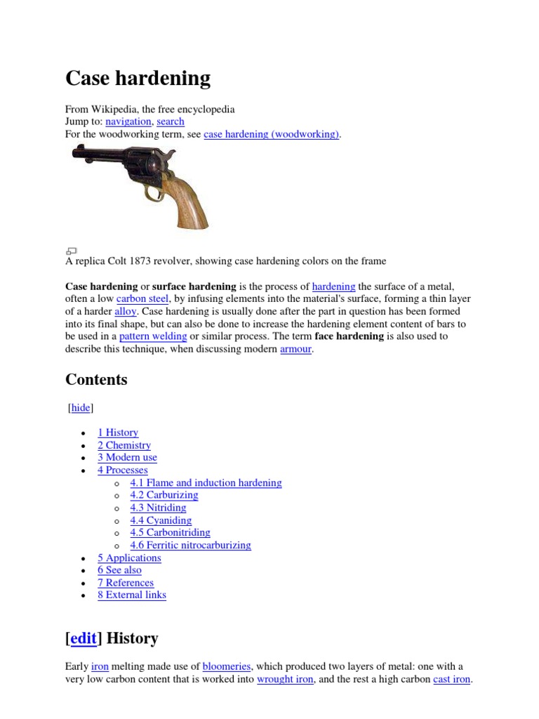 Case Hardening | PDF | Industries | Metals