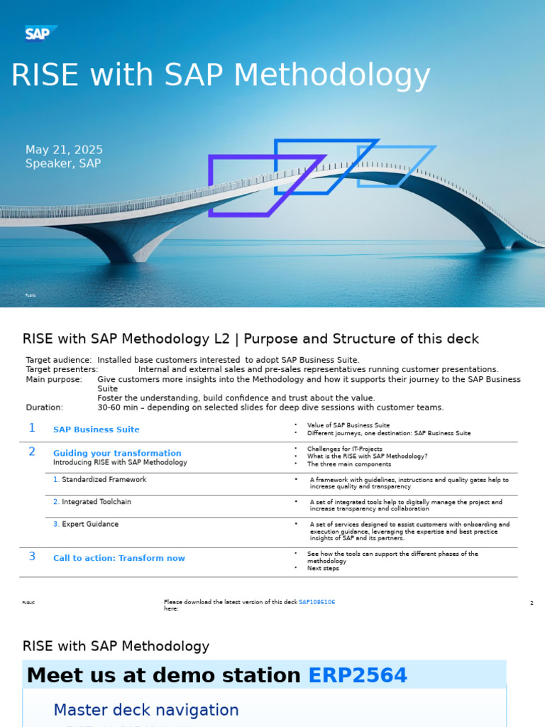 2025 06 30 RISE With SAP Methodology L2 | PDF | Enterprise Resource ...