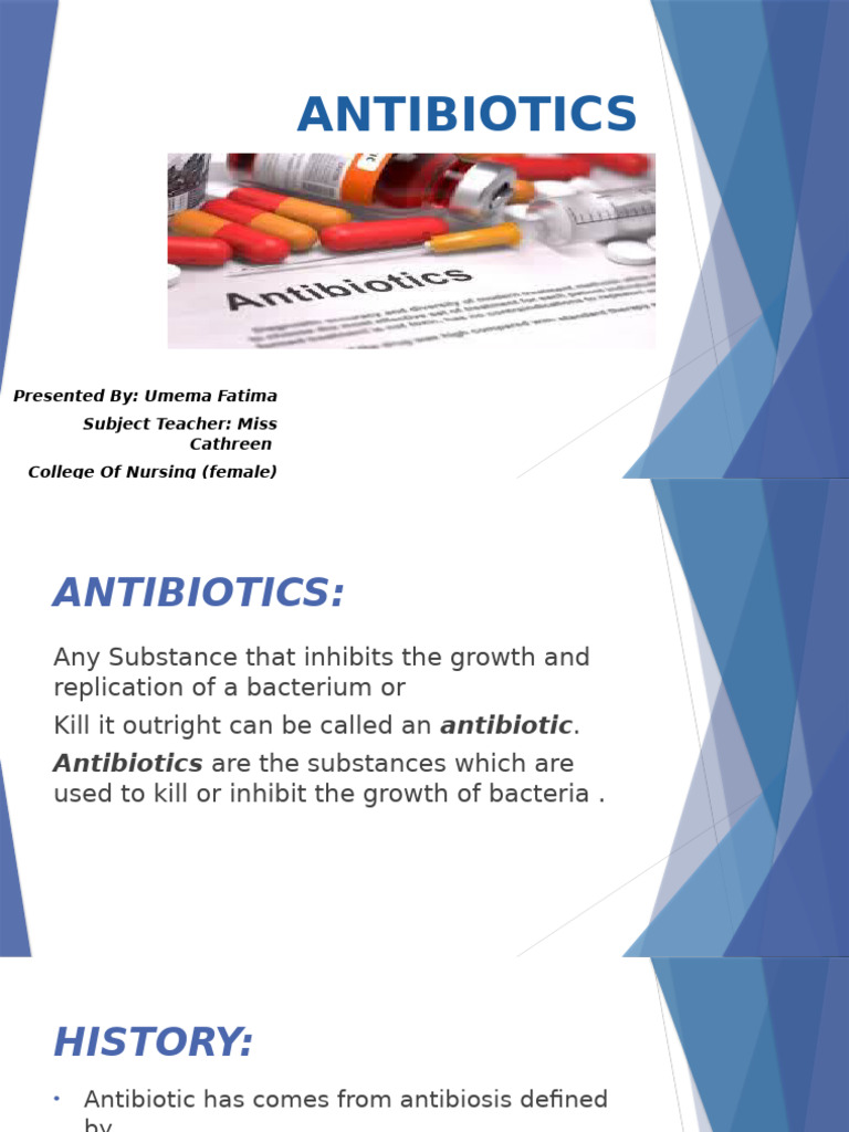 Antibiotics | PDF