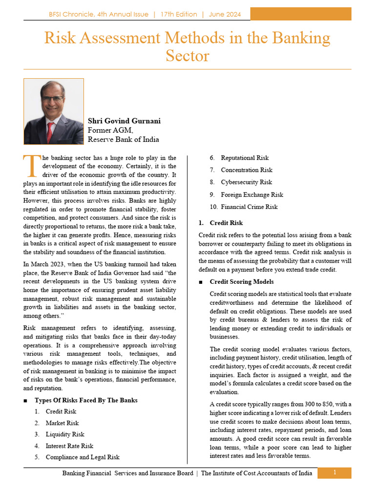 Banking Risk Management Insights 2024 | PDF | Financial Risk | Finance ...