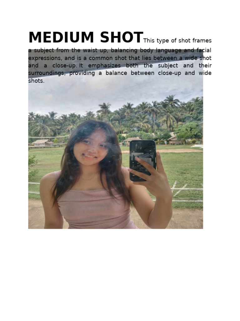 Understanding Medium Shot in Photography | PDF