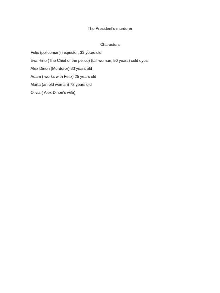 Book Characters | PDF