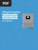 SRNE Inverter User Manual V1.4 | PDF | Power Supply | Power Inverter