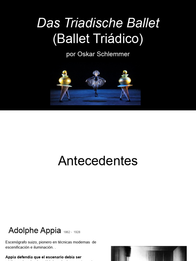Ballet Triádico de Oskar Schlemmer | PDF | Teatro | Las artes