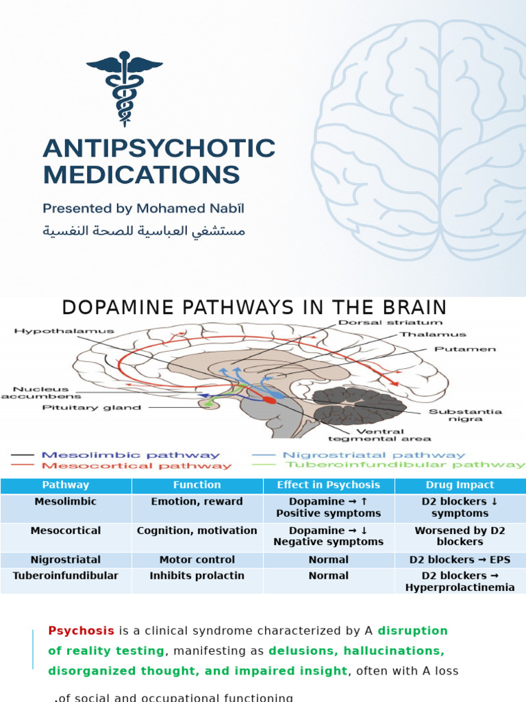 Dopamine Pathways and Antipsychotics | PDF | Antipsychotic | Atypical ...
