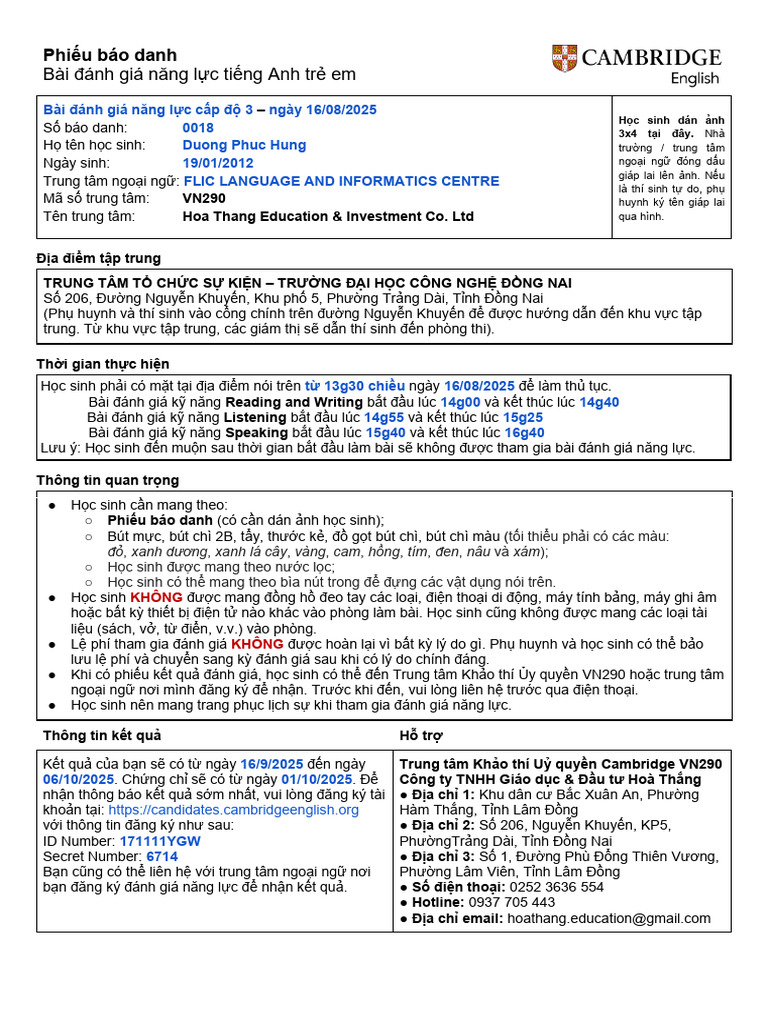 Duong Phuc Hung | PDF