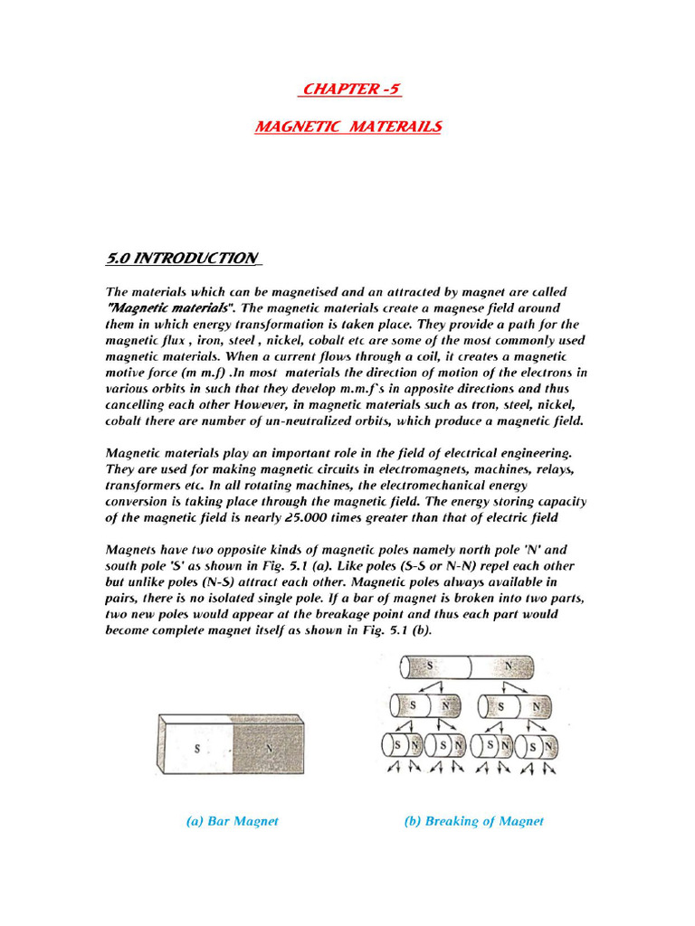 Magnetic Materials Notes | PDF
