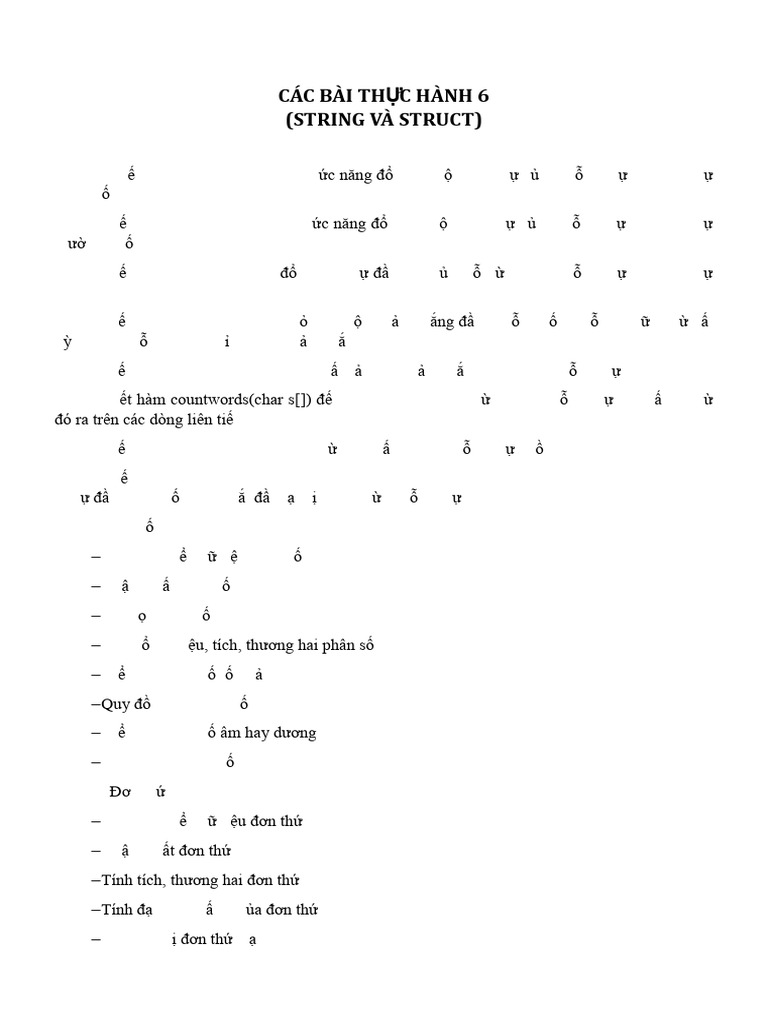 Lap Trinh c++ Nguyen Manh Hung Bt 06 | PDF