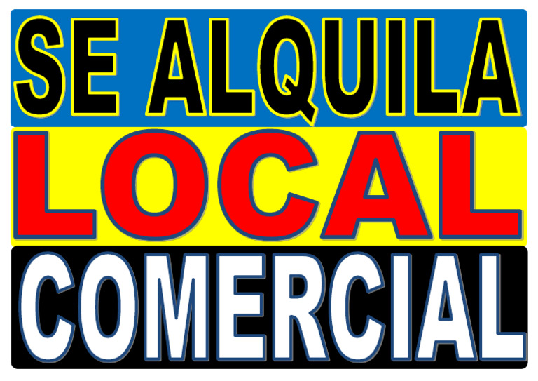Se Alquila Local Comercial | PDF