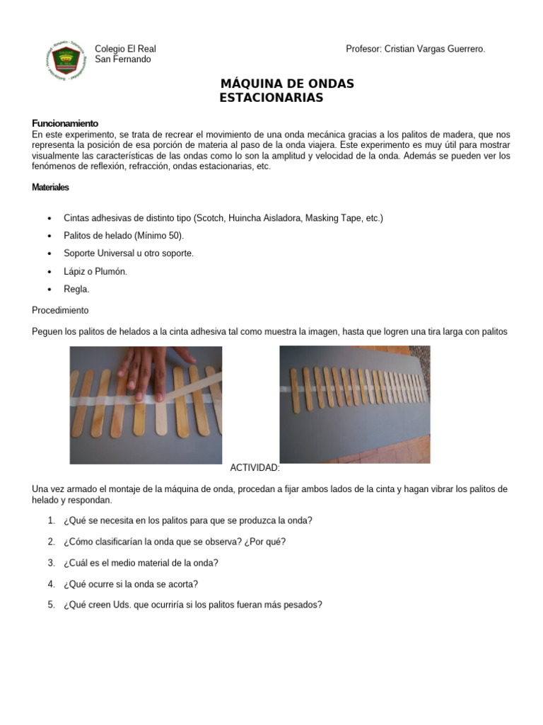 Máquina de Ondas | PDF