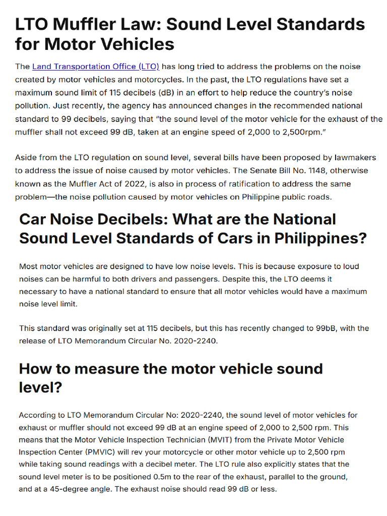 Lto Muffler Standard | PDF
