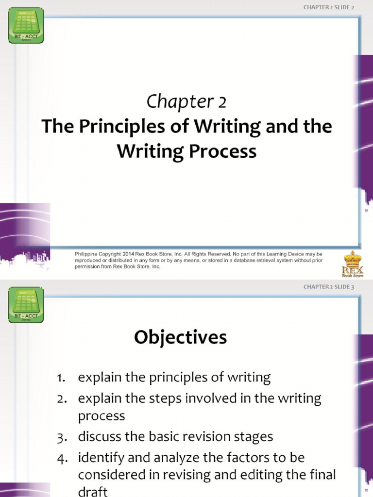 Chapter 2 Principles of Writing Repro | PDF