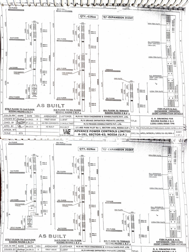 Riser As Build Drawing 21 Jul 2025 | PDF