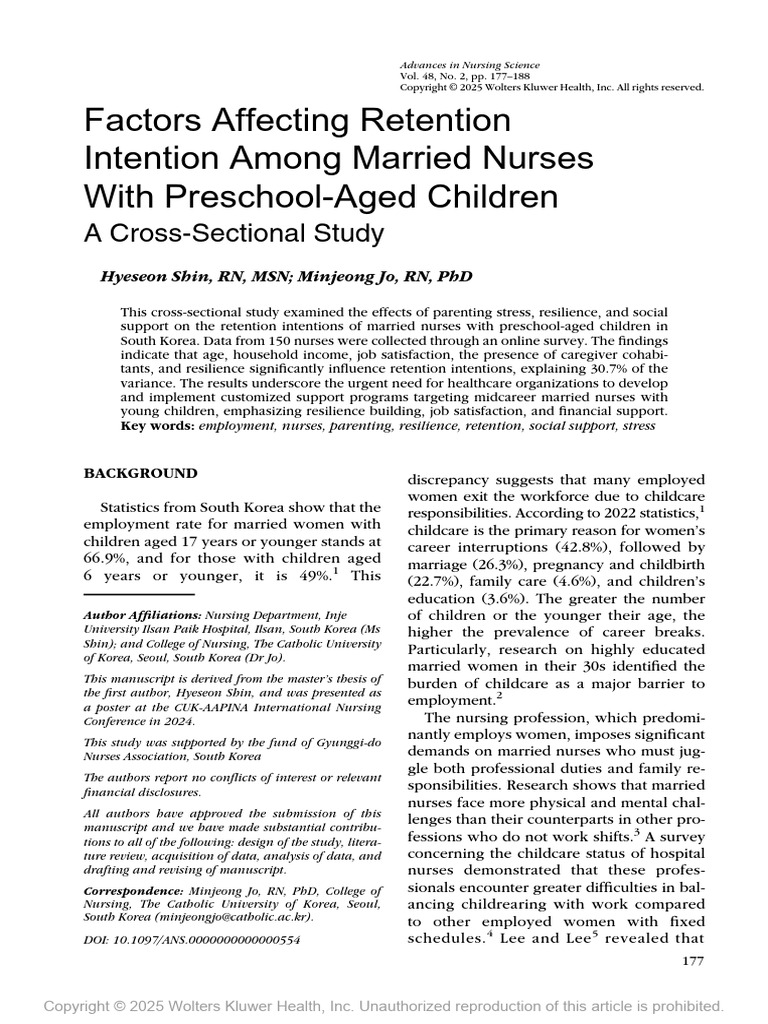 Factors Affecting Retention Intention Among.6 | PDF | Employee ...