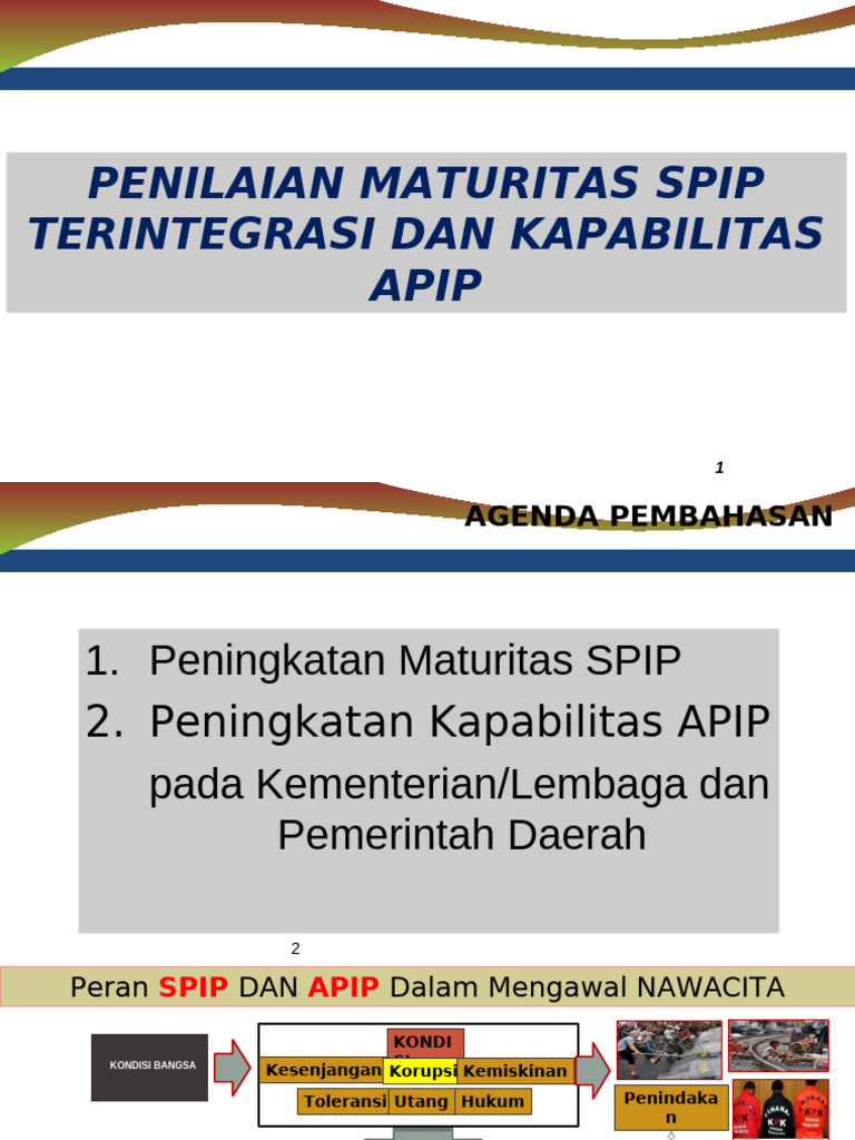 Maturitas SPIP dan Kapabilitas APIP | PDF