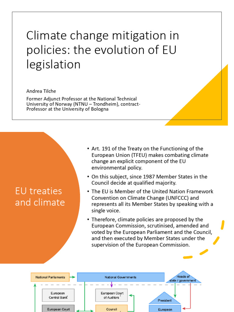 Lecture 12 - EU Climate Policies 3rd Cycle 2024 | PDF | Climate Change ...