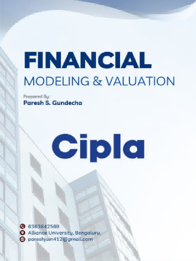 Cipla - FM&V Report | PDF