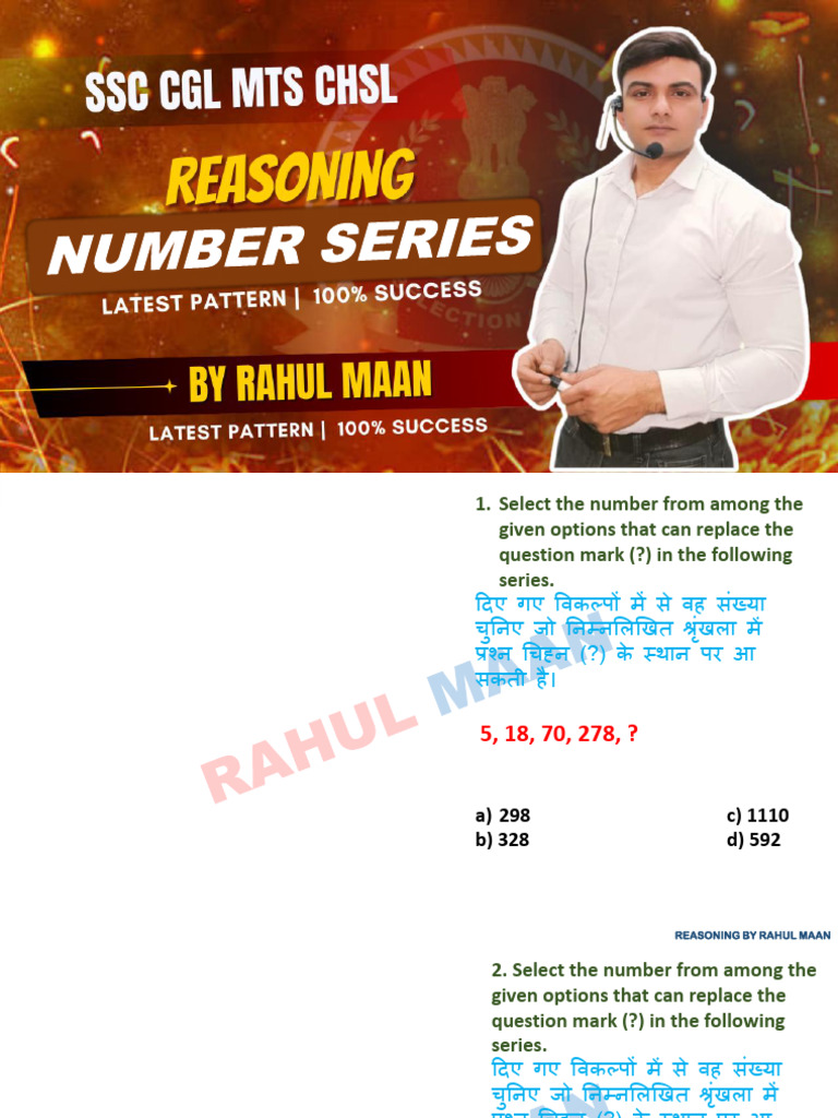 Number Series | PDF