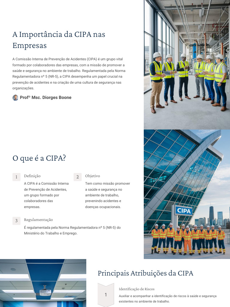 Atribuições da CIPA nas Empresas | PDF | Eleições | Segurança e saúde ...