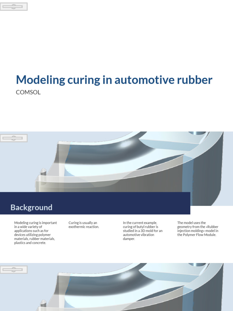 Modeling Automotive Rubber Curing CR | PDF | Heat | Chemical Kinetics