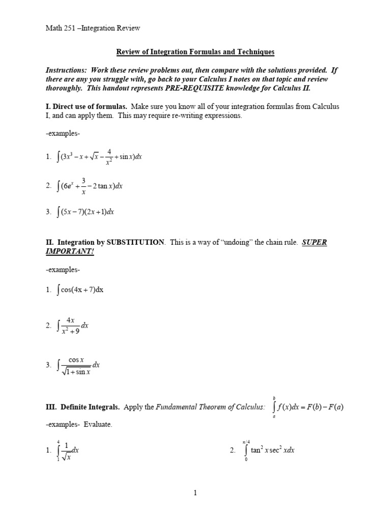 Integration Review | PDF