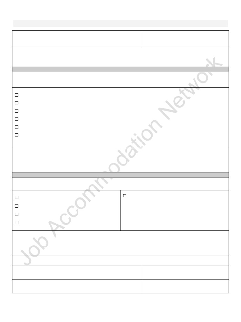 Accommodation Denial Form | PDF