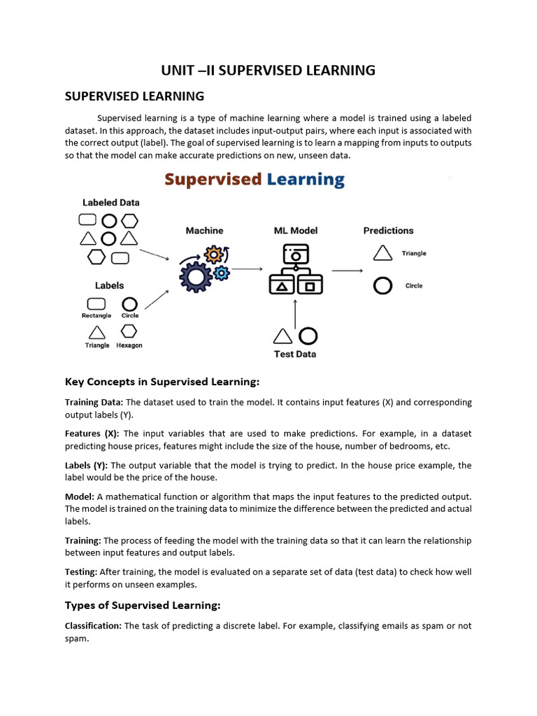 Machine Learning UNIT II | PDF | Linear Regression | Regression Analysis