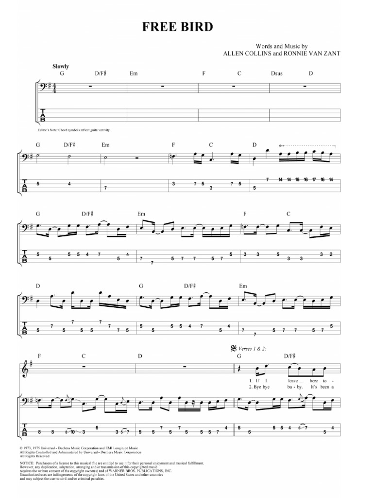 Free Bird p284975 | PDF