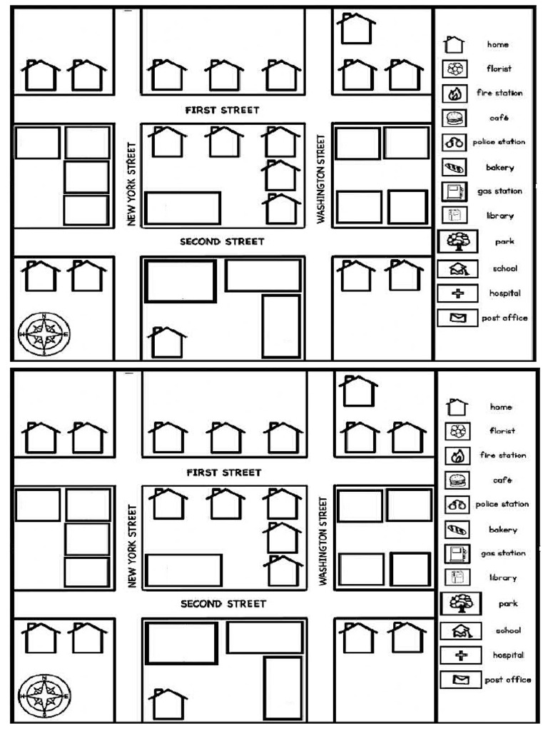 Places in The City Map | PDF