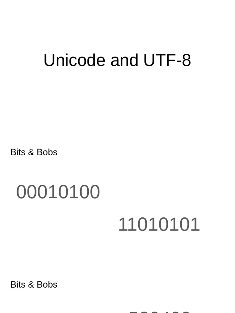 Understanding Unicode and UTF-8 Encoding | PDF