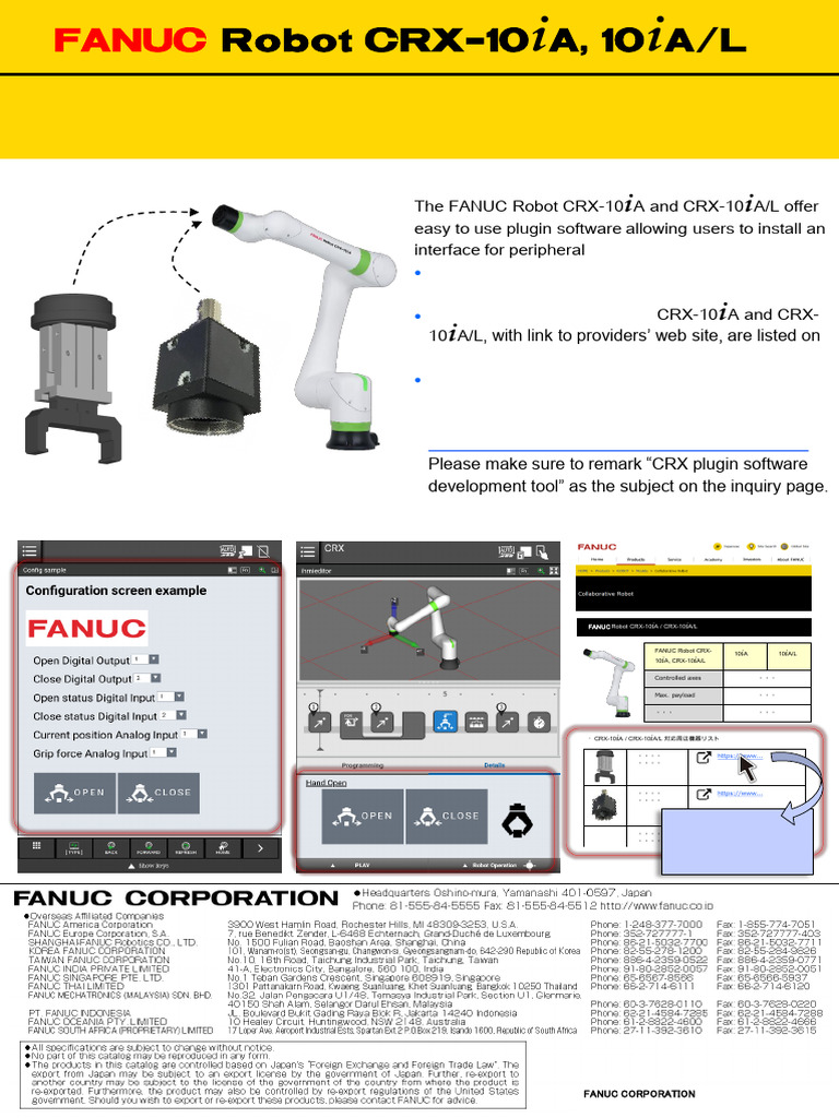 FANUC CRX Plugin Software Overview | PDF | Computing | Computer Hardware