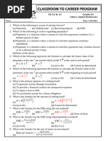 Class 12 Trigonometry Formula Sheet | PDF