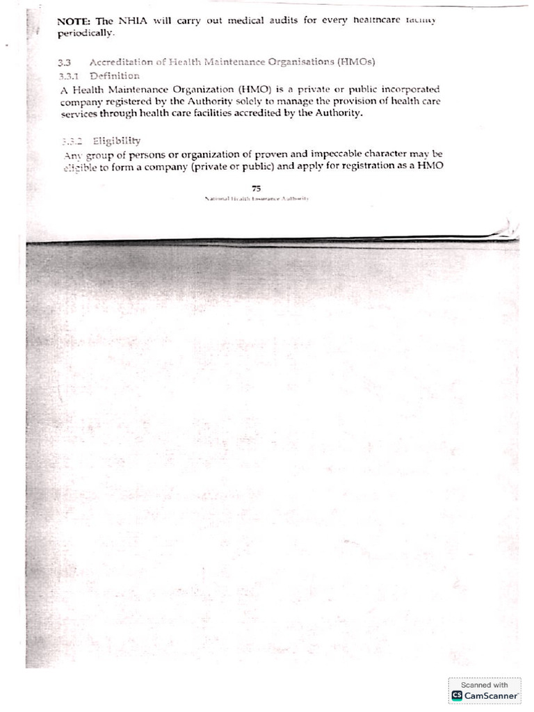NHIA Accreditation Requirements | PDF