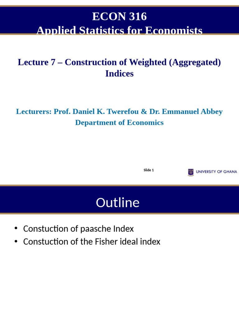 Weighted Indices in Applied Economics | PDF | Price Indices | Index ...