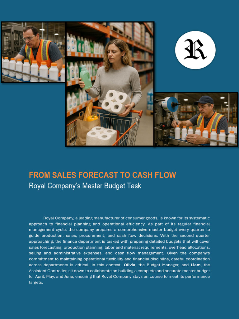 Master Budget Planning at Royal Company | PDF | Budget | Expense