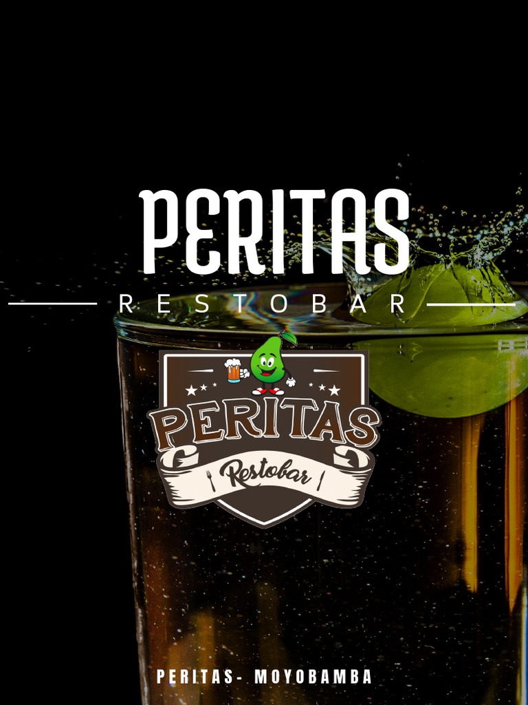 Peritas Moyo Bamba Drink Menu | PDF | Distilled Drinks
