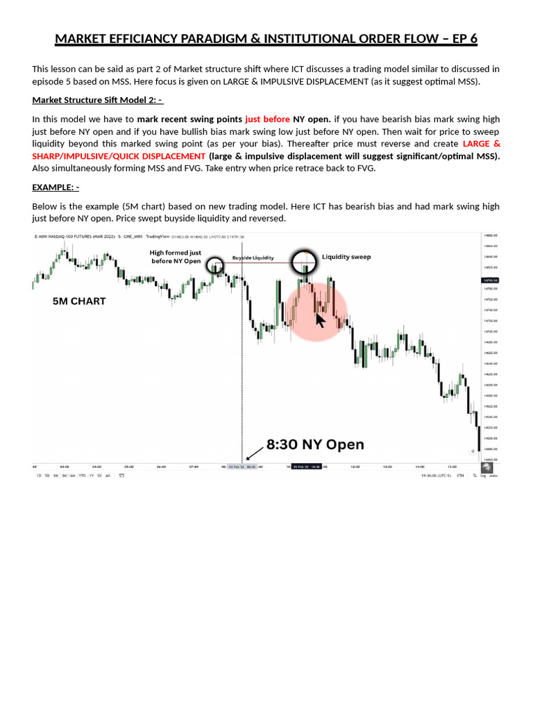 Market Efficiency & Order Flow Insights | PDF