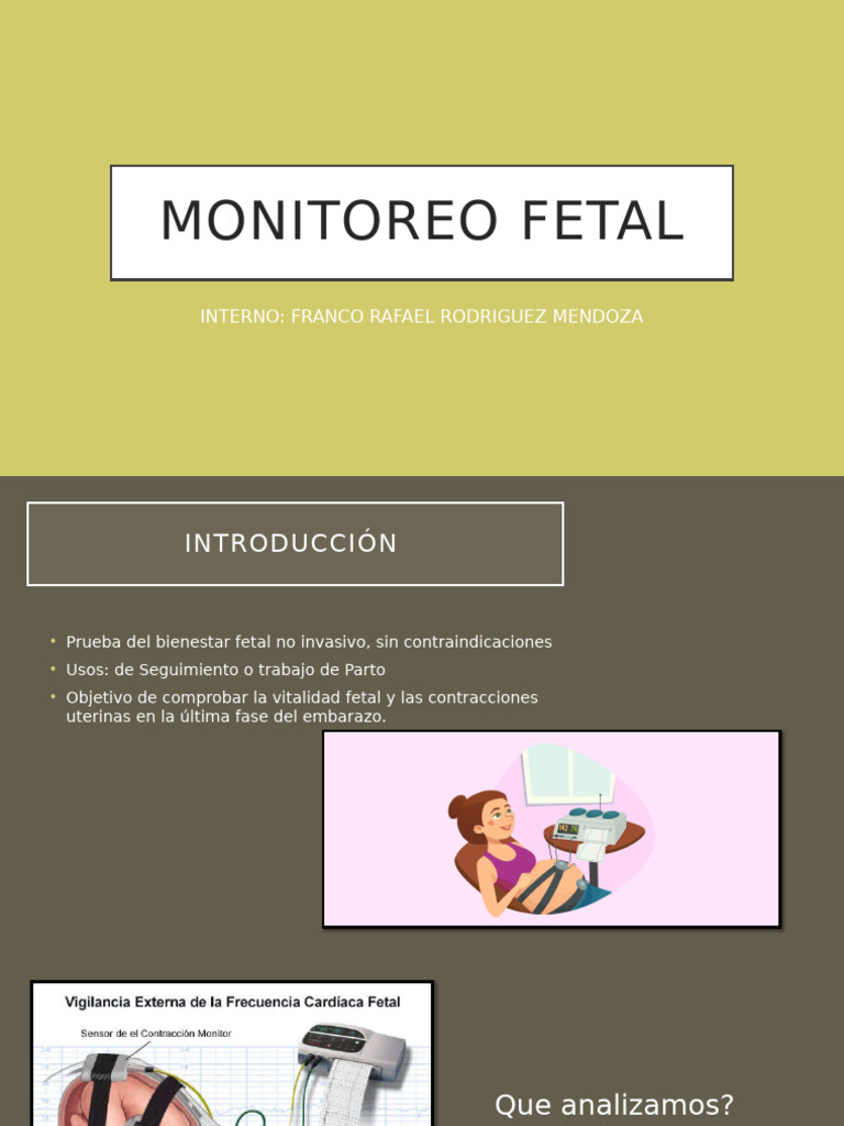Monitoreo Fetal: Vitalidad y Contracciones | PDF