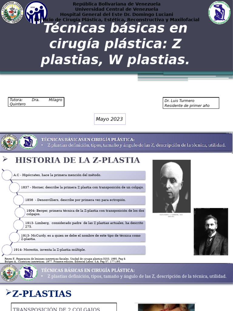 Técnicas de Z plastias en cirugía plástica | PDF | Cirugía | Triángulo