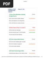 Saudi Driving License Test Guide | PDF
