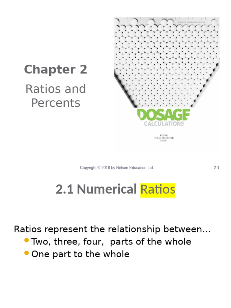 CH02 PPT Pickar DCAL 4ce KH1 | PDF | Percentage | Ratio