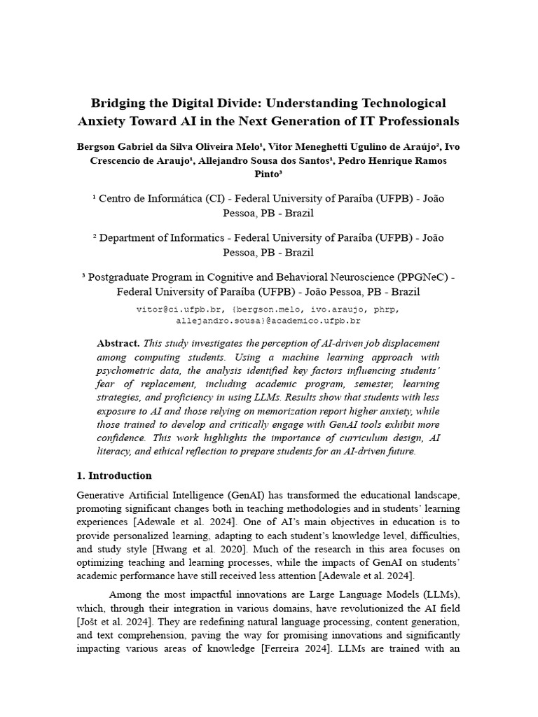 Bridging The Digital Divide | PDF | Machine Learning | Artificial ...
