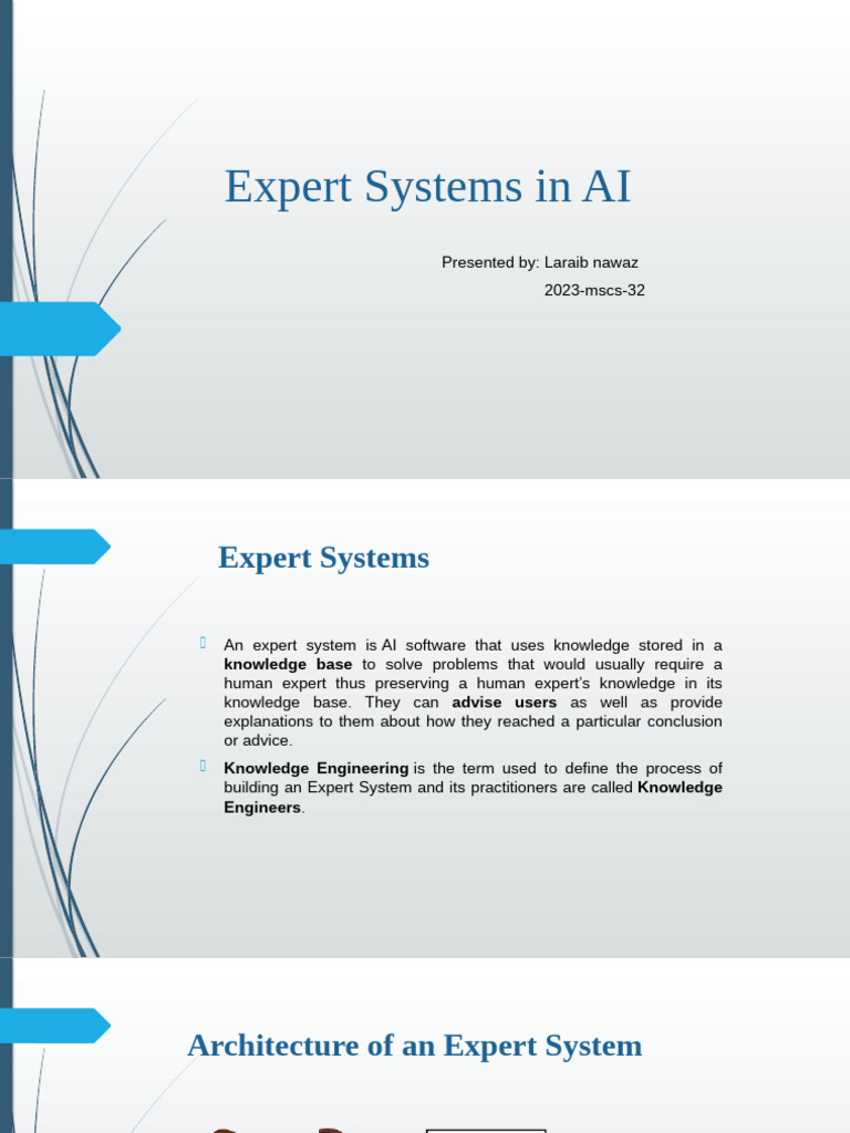 Expert Systems in AI Quantitative, Verbal, and Analytical Sections With Solved MCQs. | PDF ...