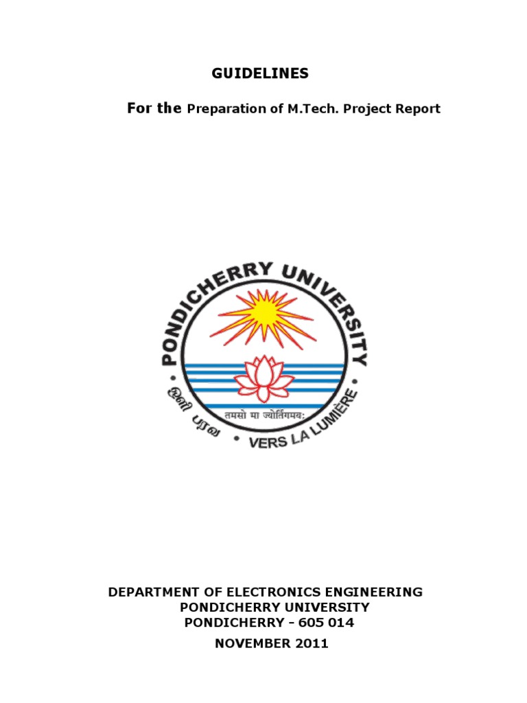 M.tech. Thesis Guidelines | Download Free PDF | Emulsion | Thesis