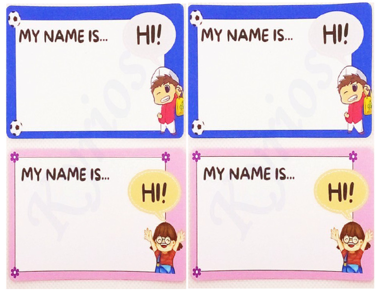 Learnes' Name Tag | PDF
